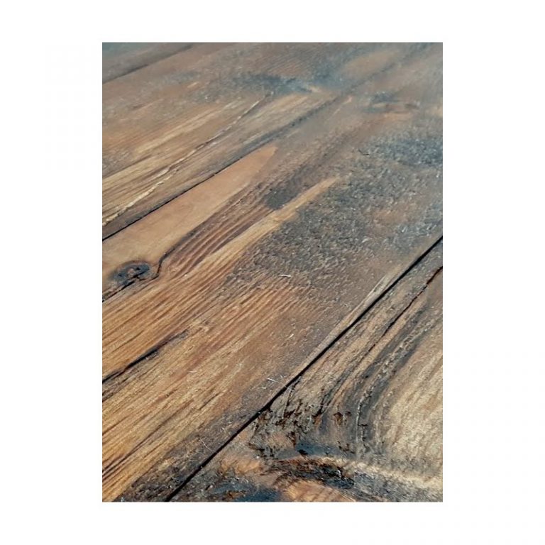 Mensola da cucina in legno massello effetto rustico colore noce antico ...